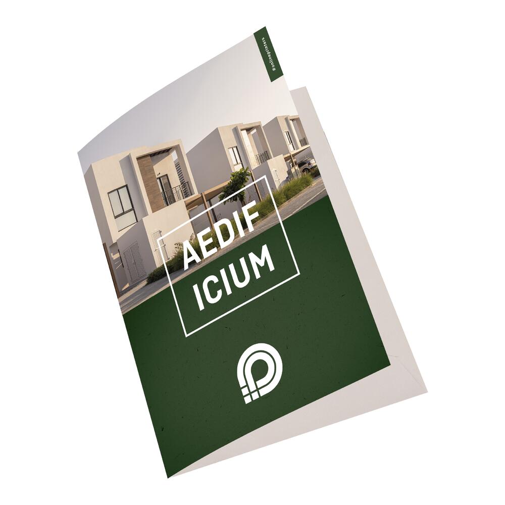 Presentatiemappen met flappen Tweezijdig bedrukt voor A4