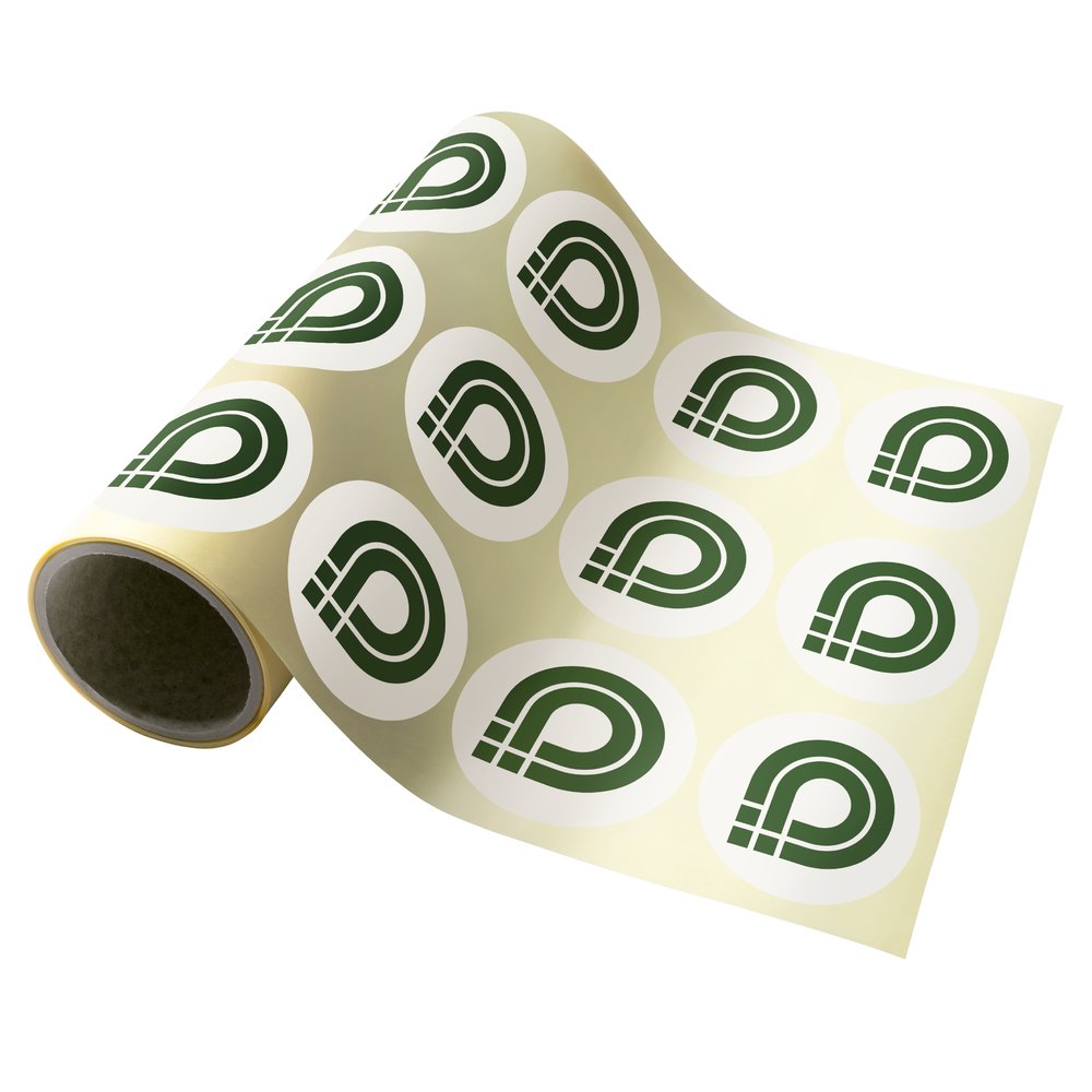 Stickers etiketten op rol rond 4/0 70x70mm drukken